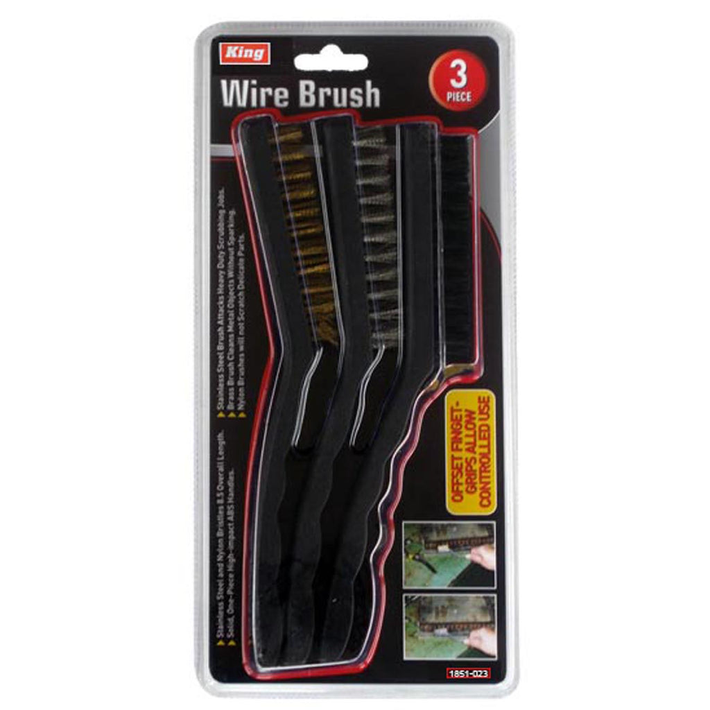 3-PC Wire Brush Set - 1851-0 – King Tools & Equipment
