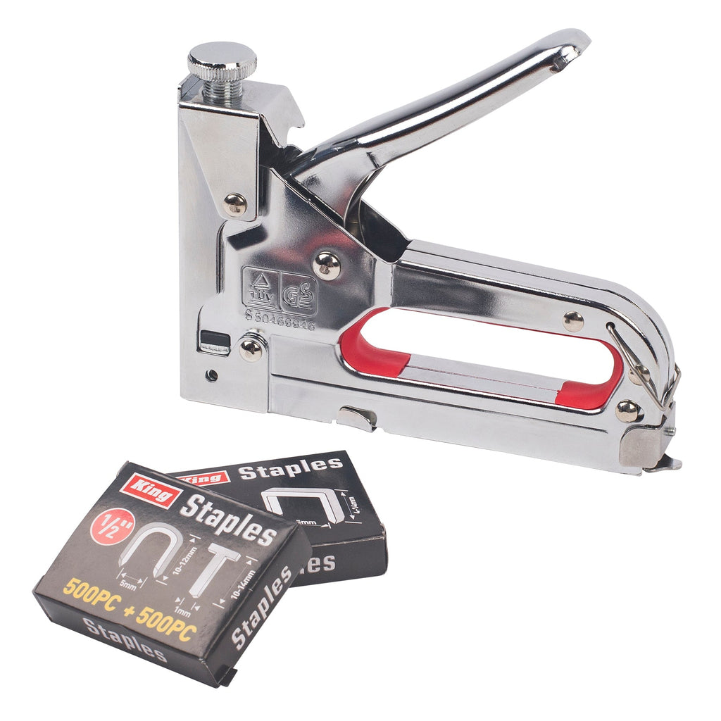 0672-0 - 3-IN-1 HEAVY DUTY STABLE GUN W/ 1500 STAPLES – King Tools ...