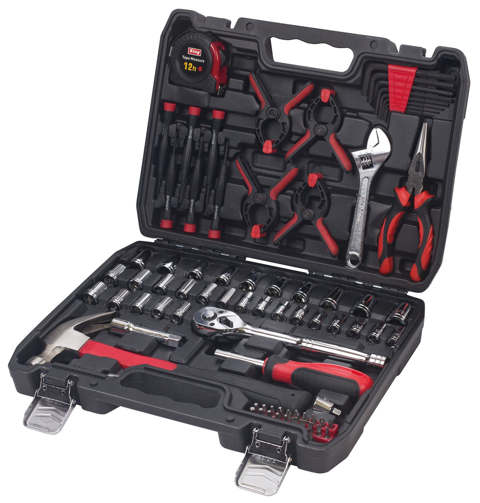 1564-0 - 77-PC HOUSEHOLD TOOL SET – King Tools & Equipment