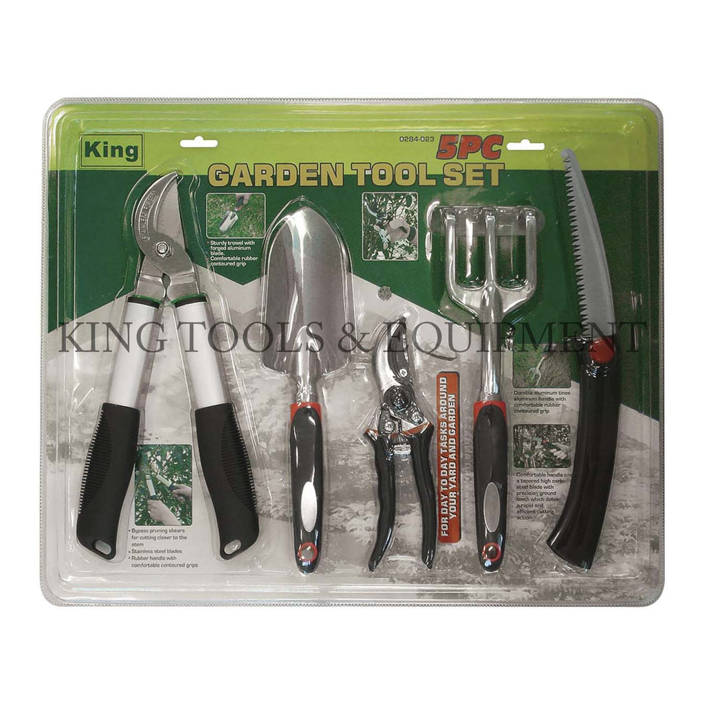 5-pc GARDENING TOOL Set - 0284-0 – King Tools & Equipment