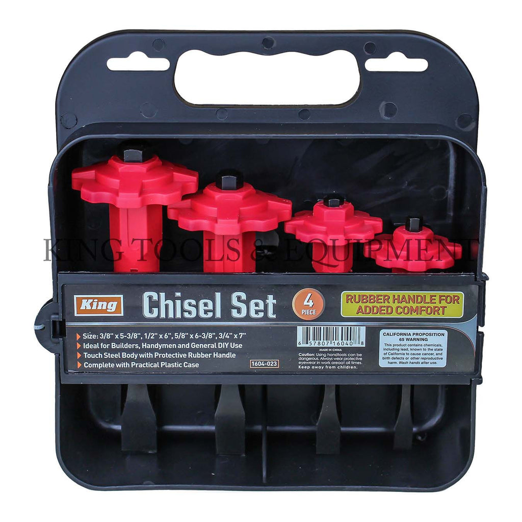 4-pc CHISEL and PUNCH SET w/ Case - 1604-0 – King Tools & Equipment