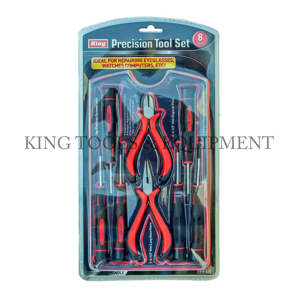 8-pc Assorted PRECISION TOOL SET - 1719-0 – King Tools & Equipment