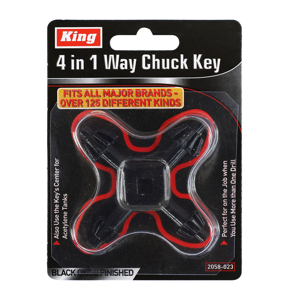 4-IN-1 WAY CHUCK KEY (2058-0) – King Tools & Equipment