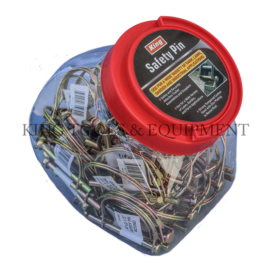 60-pc 5/16" x 2-1/2" SAFETY SNAP PIN, ROUND - 3194-0 – King Tools ...