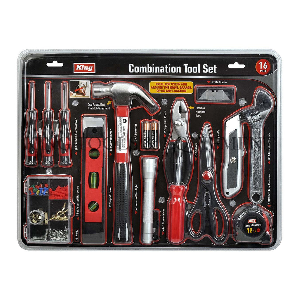 16-pc Assorted COMBINATION TOOL SET - 3617-0 – King Tools & Equipment
